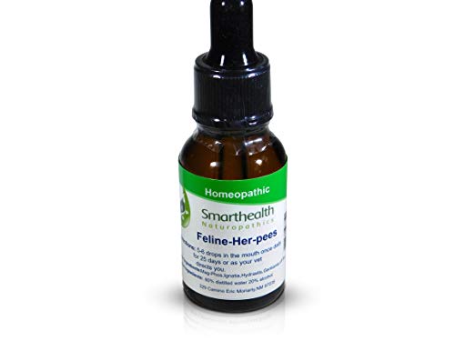 Feline Her-pees All Natural Homeopathic Formula.High Potency. Our One Vial Gives 1 Year Immune Support.
