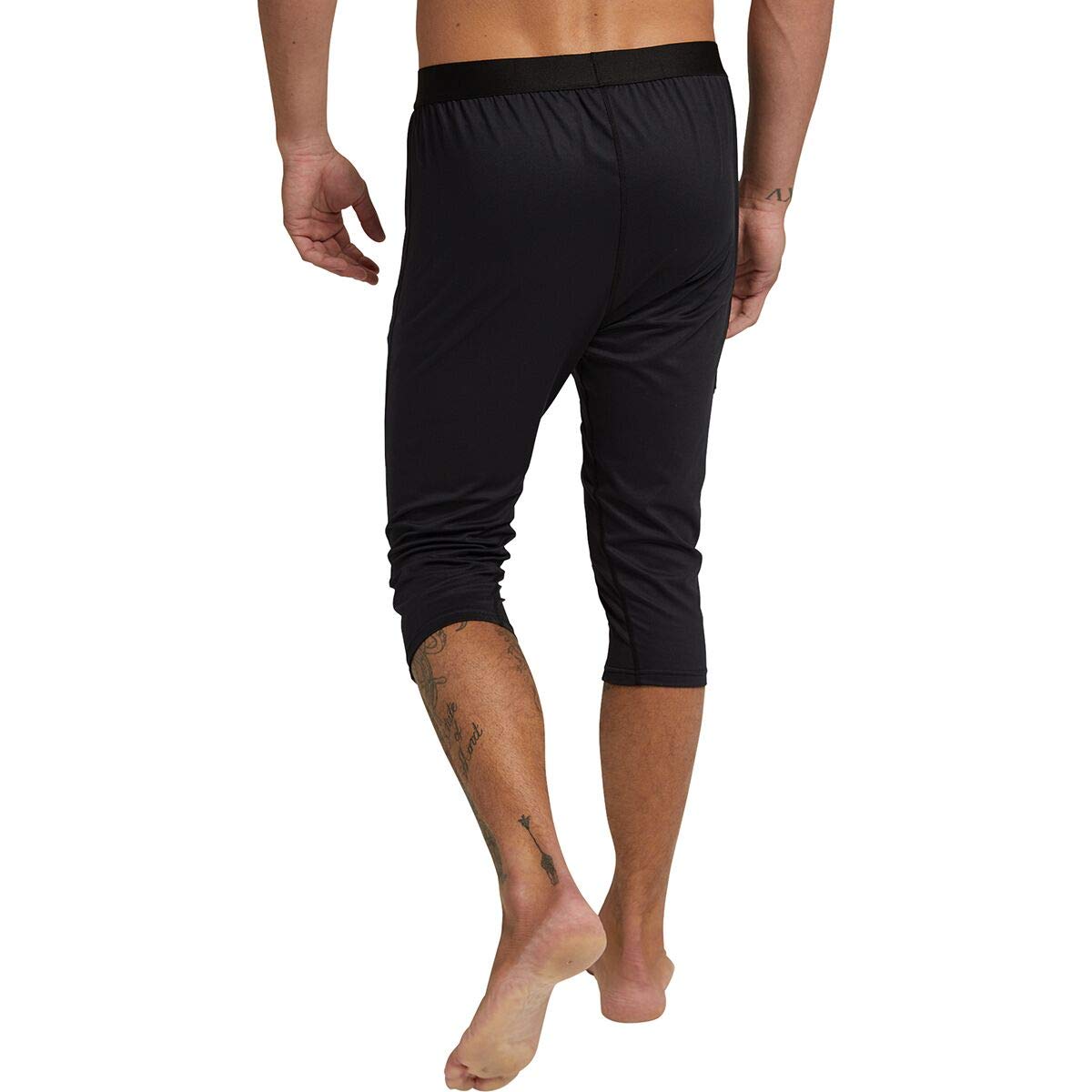 Burton Men's Standard Midweight X Base Layer 3/4 Boot Pants, Black, Medium