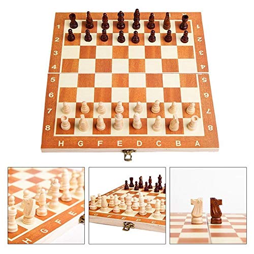Chess Set Foldable Board Chess Game Travel Portable Chess Set International Chess Set Playing Gift for Kids Child Chess Game Board Set