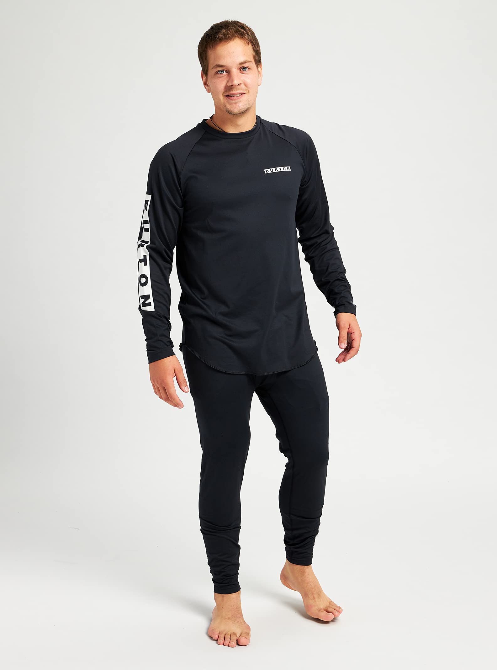 Burton Men's Standard Roadie Tech Tee, True Black 1, Large