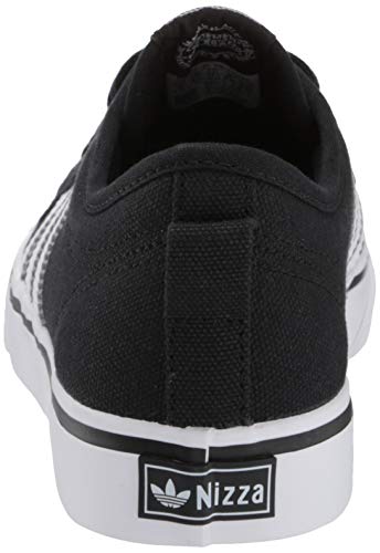 adidas Originals Men's Nizza Sneaker, Core Black/Cloud White/Cloud White, 12 M US
