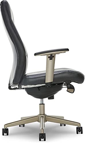 La-Z-Boy Baylor Modern Executive Office Chair, Adjustable Ergonomic Lumbar Support, Black