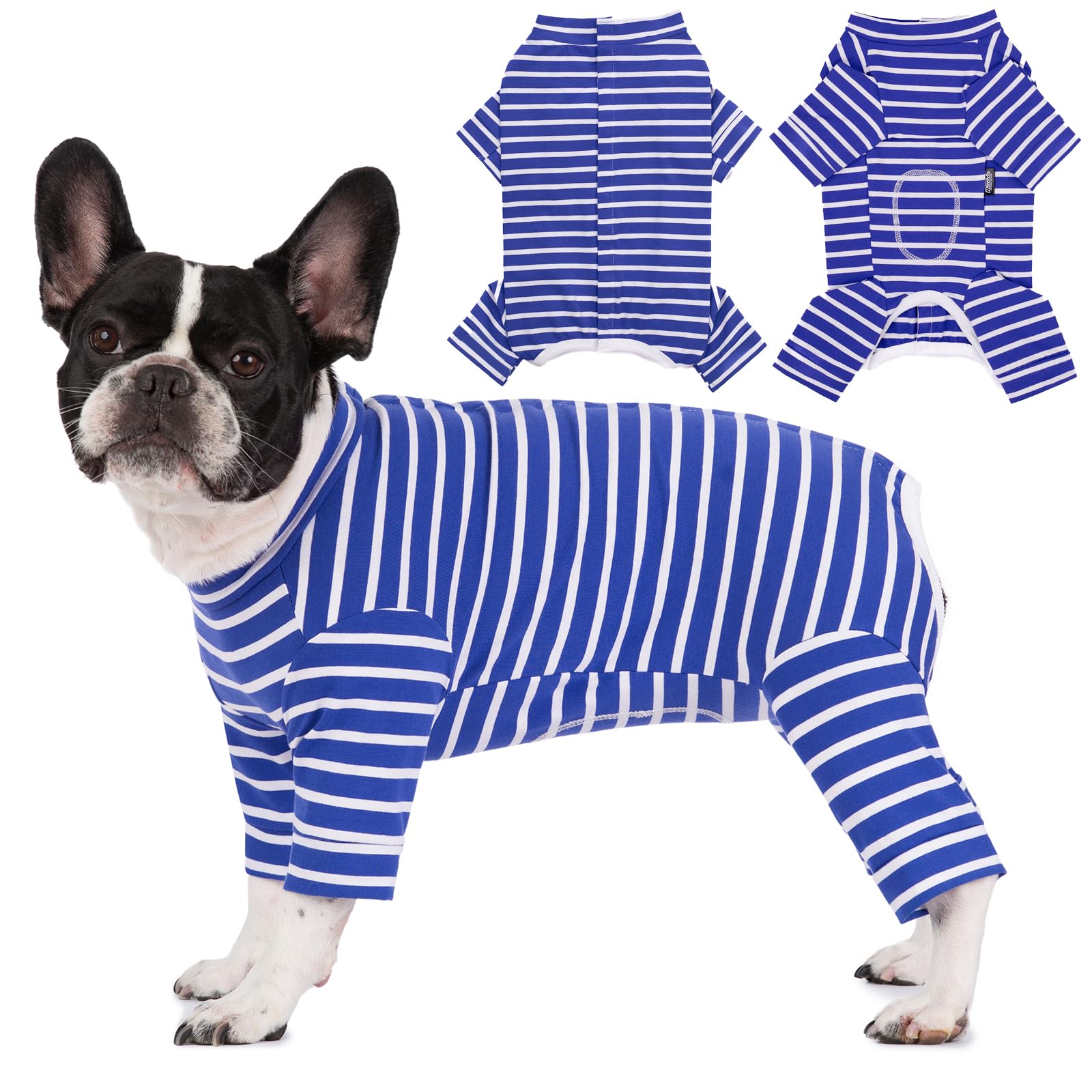 Axcimond Dog Onesie for Surgery Female Dog Surgery Recovery Suit Male Long Sleeve Recovery Suit for Dogs Spay Neuter Suit for Dogs After Surgery Small Medium Dogs Surgical Onesie Dog Cone Alternative