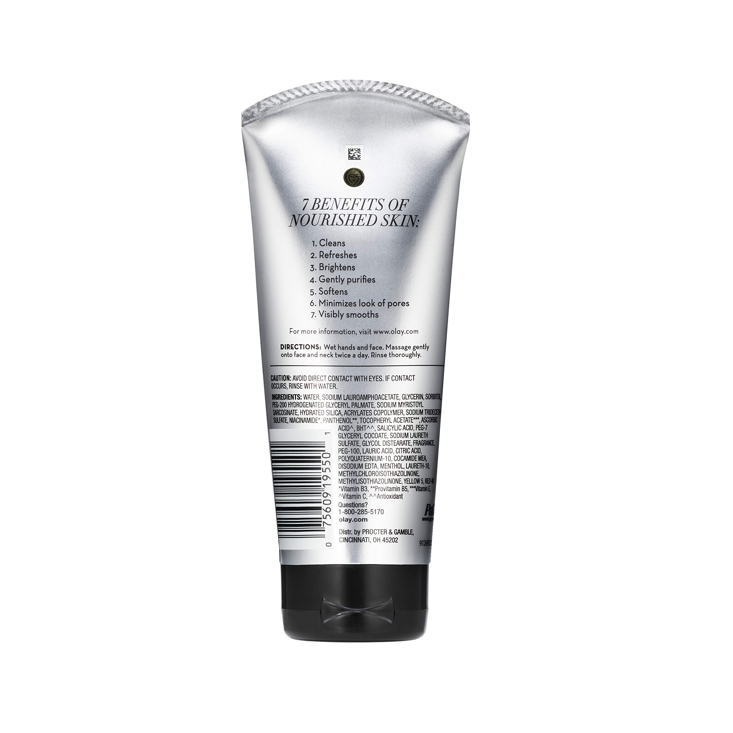 Facial Cleanser by Olay Total Effects Refreshing Citrus Scrub Face Cleanser, 5 Ounce