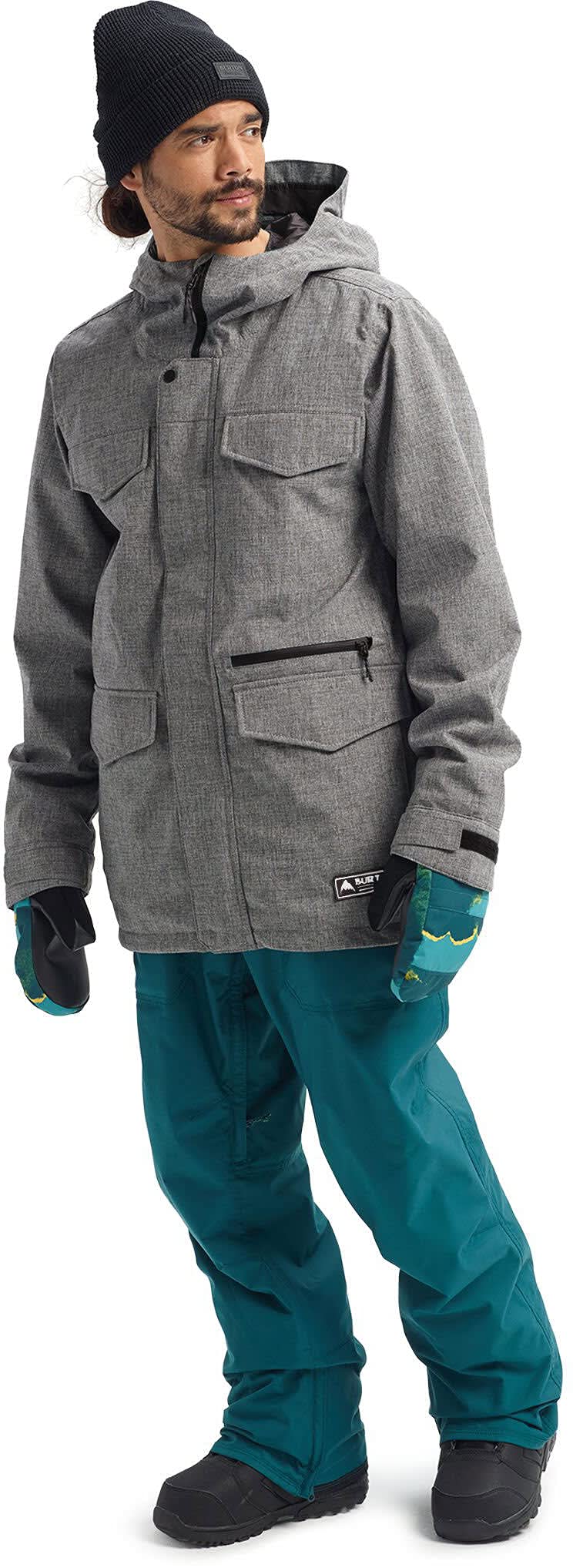 Burton Mens Covert Jacket, Bog Heather New, Medium