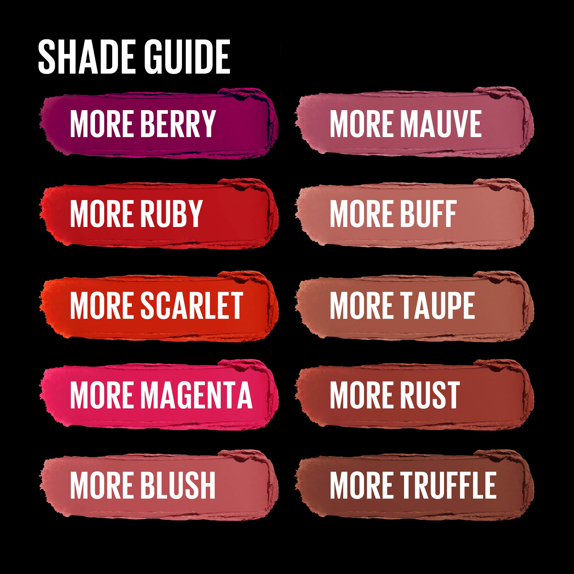 Maybelline Color Sensational Ultimatte Matte Lipstick, Non-Drying, Intense Color Pigment, More Magenta, Magenta Pink, 1 Count