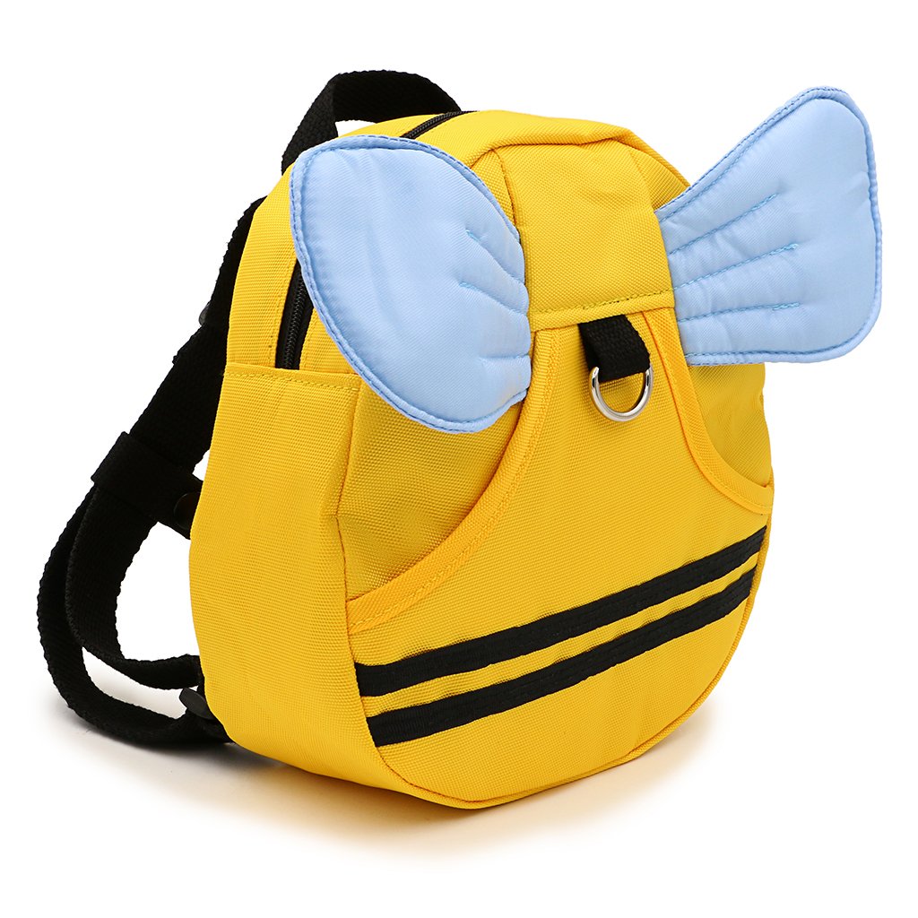 Hipiwe Baby Walking Safety Harness Reins Kid Toddler Strap Backpack Child Safety Harness Assistant with Leash Bee Backpack with Wings