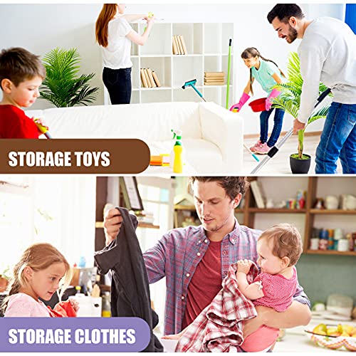Cabilock Cotton Rope Storage Basket Woven Decorative Laundry Basket with Lion Sundries Hamper Storage Holder Nursery Bin for Bathroom Shelf Makeup Organization Khaki