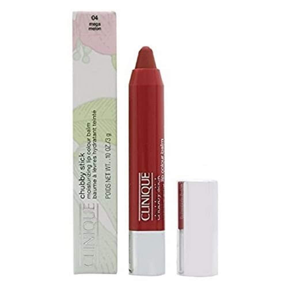 Clinique Chubby Stick Moisturizing Lip Colour Balm, No. 04 Mega Melon, 0.1 Ounce