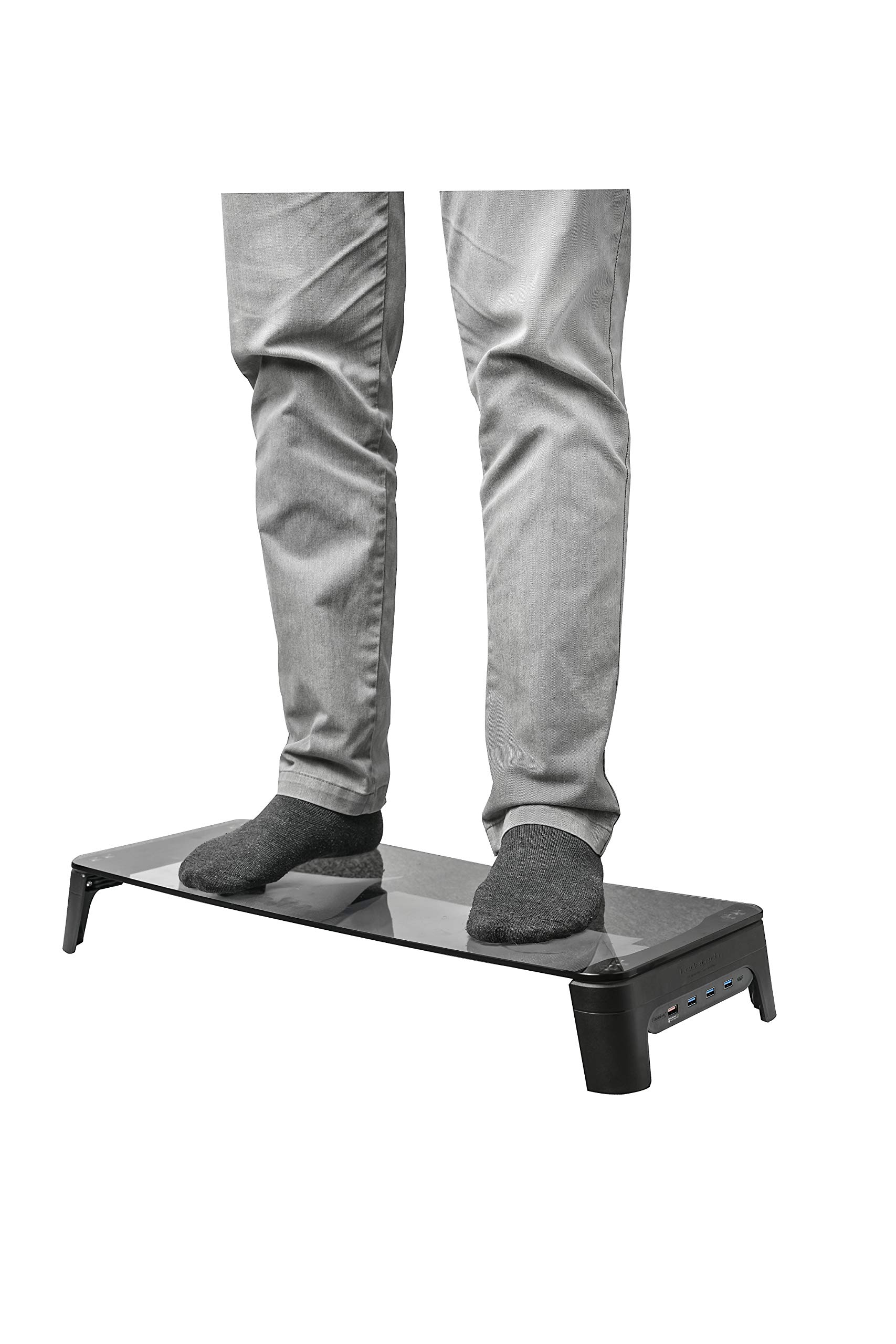 Ledetech 23.5" Laptop & Monitor Stand w/USB and Fast Charging Output