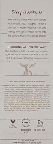 FarmHouse Fresh Buttermilk Lavender Steeped Milk Lotion for Hands, Lavender Cookie, 2 fl. oz.