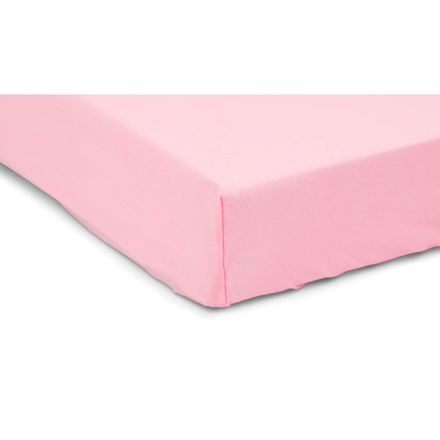 Babydoll Bedding Poly Cotton Bassinet Sheet, Pink, 13" x 29"