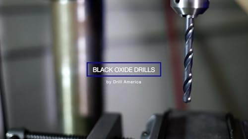 Drill America - DWDLH1/16P12 1/16" High Speed Steel Left Hand Drill Bit (Pack of 12), DWDLH Series