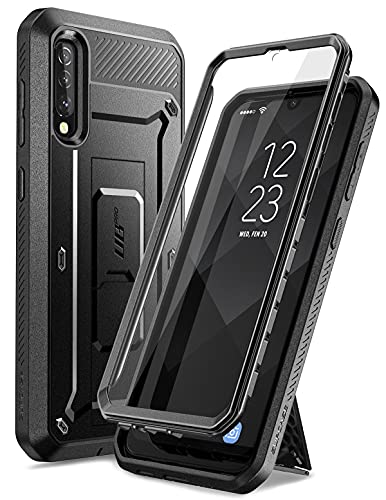 SUPCASE Unicorn Beetle Pro Series Phone Case for Samsung Galaxy A50/A30s, Built-in Screen Protector Full-Body Rugged Holster Case for Galaxy A50 2019 Release (Black)