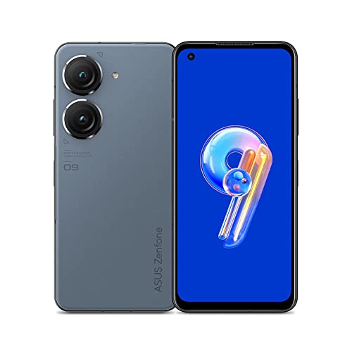 Asus Zenfone 9 5G 128GB 8GB RAM Factory Unlocked (GSM Only No CDMA - not Compatible with Verizon/Sprint) - Blue