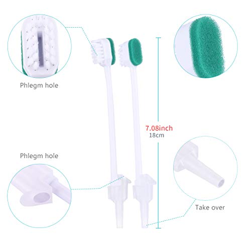 wellgler Oral Care Single Use Suction Swab Toothbrush(20pcs)