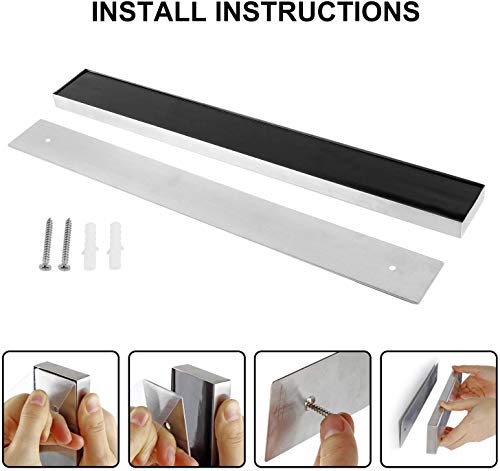 G.a HOMEFAVOR Stainless steel Magnetic Knife Holder 16-Inch Magnetic Knife Strip for Tidy Kitchen