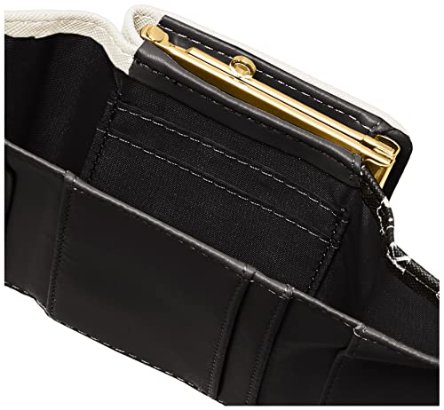 ARDIE(アルディ) Aldi HK71 Women's Tri-Fold Wallet with Gamaguchi Monogram Hello Kitty Black