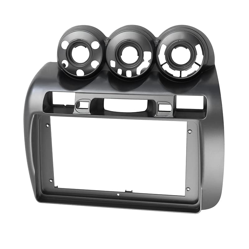 9" Car Stereo Audio Fascia Adapter Frame for Honda Fit City Jazz 2006+ (LHD) Manual AC/Auto AC 2Din DVD Player Panel Bezel Cover