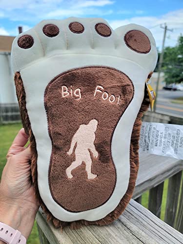 Wilcor Bigfoot Yeti Paw Pillow 13inch Comfy Cozy Squishies Stuffed Animal Plush Sasquatch