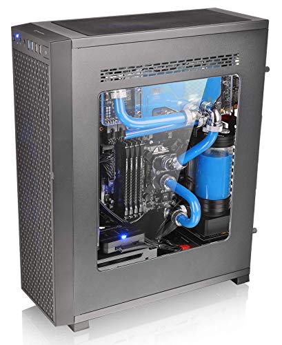 Thermaltake Core G3 Black Slim Small Form Factor ATX Perforated Metal Front and Top Panel Gaming Computer Case 2.0 Edition with Two 120mm Front Fan Pre-Installed CA-1G6-00S1WN-A0