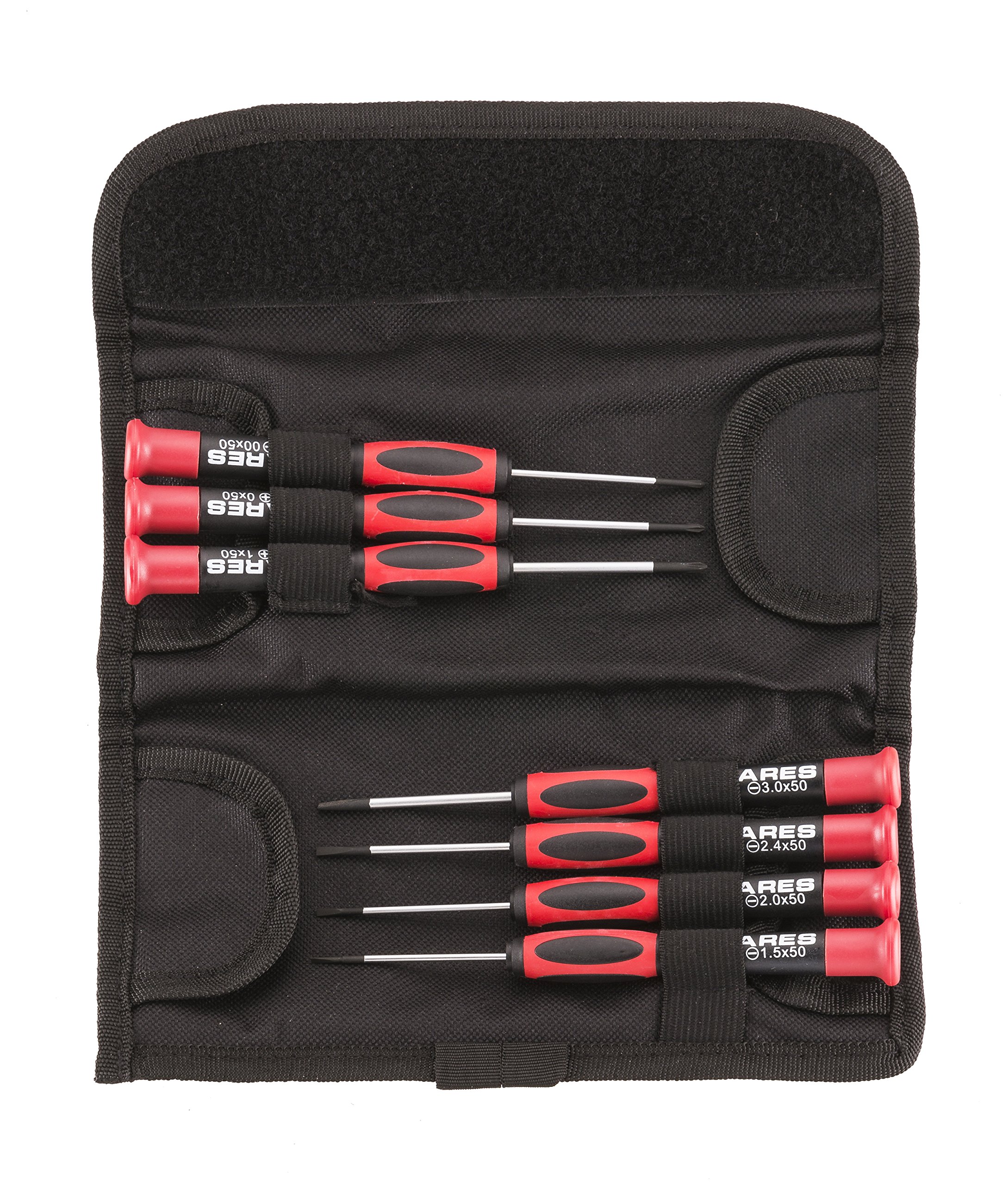 ARES 51000 - Flexible Screwdriver - 1/4-Inch Drive Quick Release Bit Holder Head - Strong and Flexible Shaft - Allows for Access to Tight and Confined Spaces - Socket Adapter Included