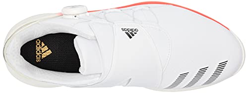 adidas Women's ZG21 BOA Golf Shoes, Footwear White/Core Black/Solar Red, 11