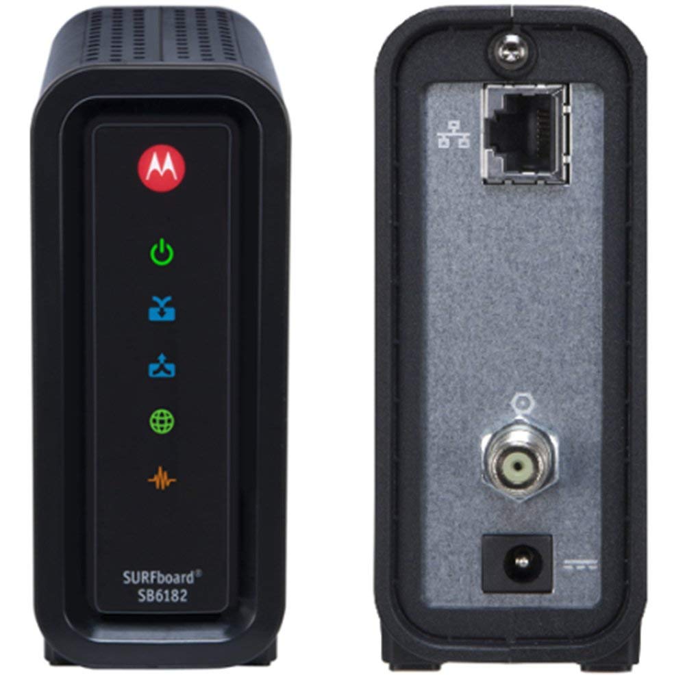 Motorola SB6182 DOCSIS 3.0 Cable Modem (Renewed)