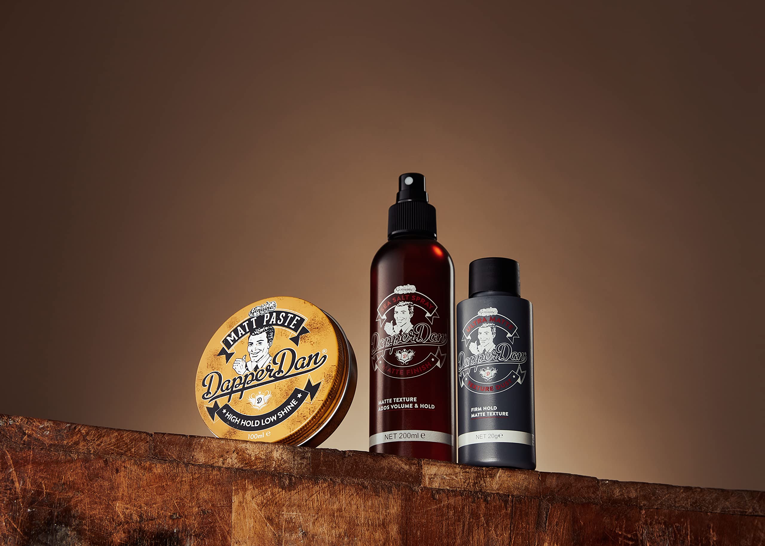 Dapper Dan Matt Paste, High Hold Low Shine Hair Paste for Men, Versatile Hair Product with Flexible Hold for All Styles, Vintage Cologne Fragrance, 1 x 100ml