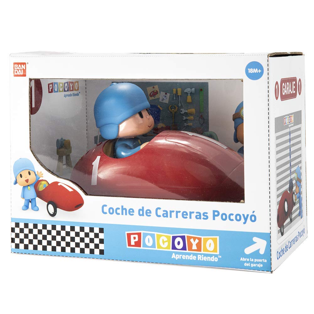 BANDAI TO77400 Pocoyo Racing Car, No Colour, Normal