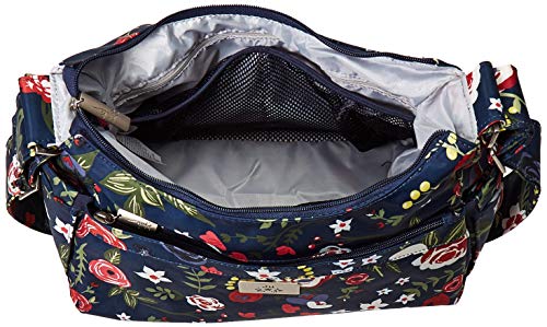 JuJuBe Limited Edition HoBoBe Purse Diaper Bag, Midnight Posy