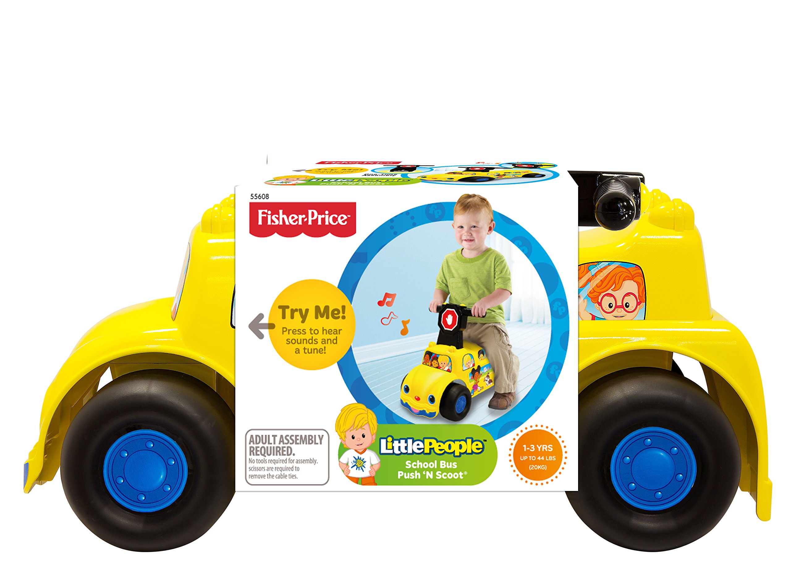 Fisher-Price School Bus Ride-On Vehicle