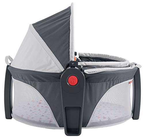 Fisher-Price Portable Bassinet and Play Space On-the-Go Baby Dome with Developmental Toys and Canopy, Arrows Away (Amazon Exclusive)