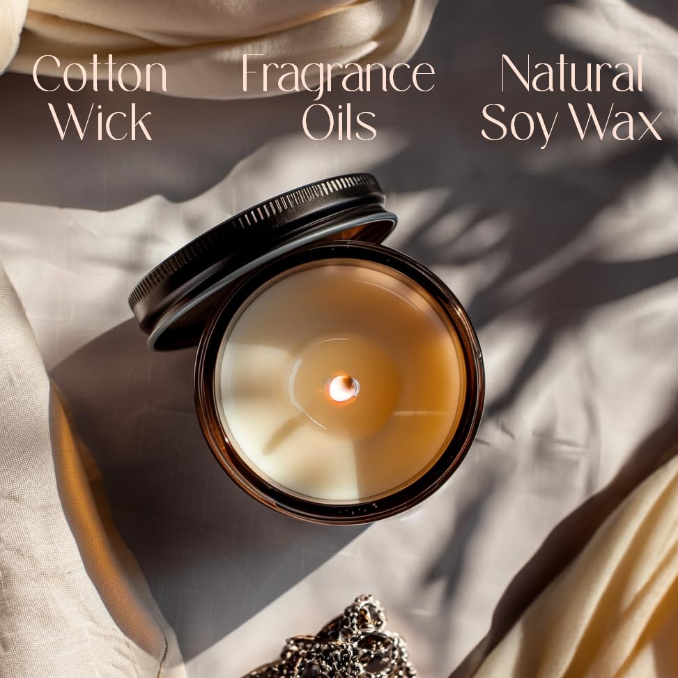 Morning Coffee Natural Soy Wax Scented Candle for Home – Handcrafted in USA – Aromatherapy Candle for Relaxing – Best Birthday Gift, Romantic & Anniversary Gift – Scented Candles for Women & Men