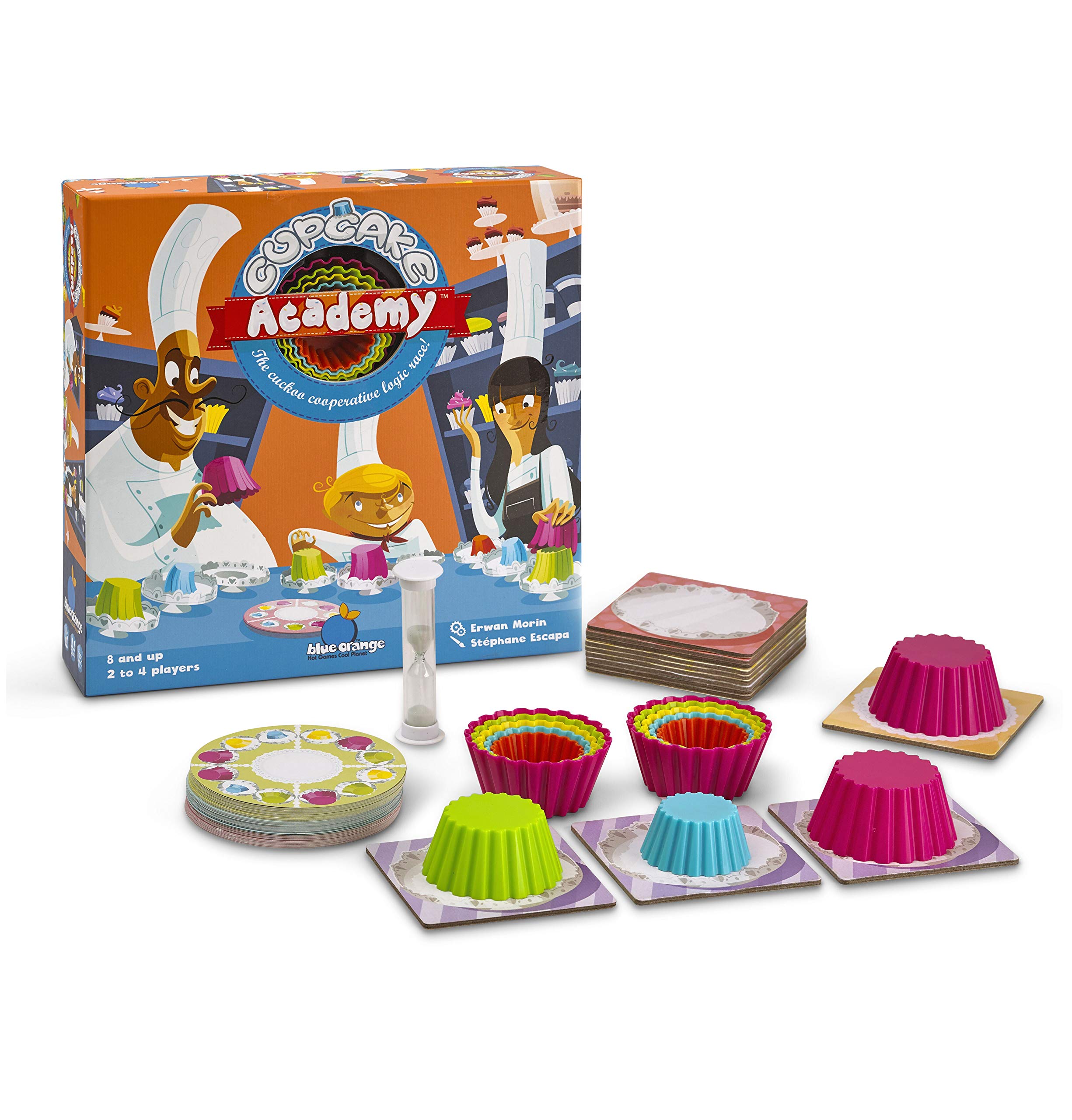 Blue Orange Games Cupcake Academy Board Game- New Cooperative Board Game for 2 to 4 Players. Recommended Ages 8 & up