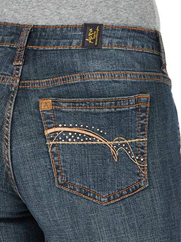 Aura Instantly Slimming Mid Rise Boot Cut Jean, Autumn Gold, 16