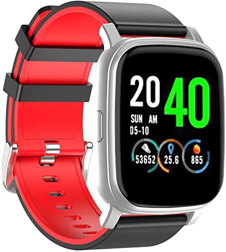 Sysmarts Sports Pedometer Smart Fitness Watch for Android and iOS Phones,Activity Tracker Step Calorie Counter with Heart Rate Monitor, Bluetooth Watches,Waterproof Smartwatch for Women and Men