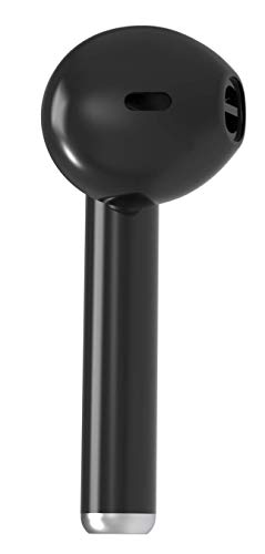 Wireless Bluetooth Earbuds - True Wireless Stereo Sound Ear Buds - in-Ear Headphones with More Bass and Clearer Sound - Premium Ear Buds with Charging Case and Cable - Black