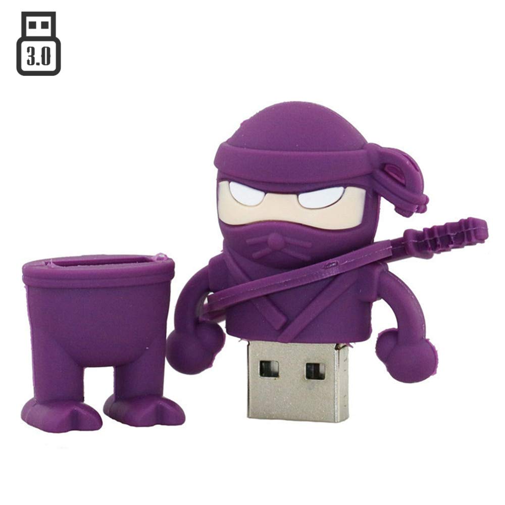 8GB Ninja Model USB 3.0 Flash Drive Memory Stick PenDrive Thumb Drive Jump Drive USB Flash Memory USB 3.0 Drive U Disk USB Stick Flash Disk Pen Drive - Purple