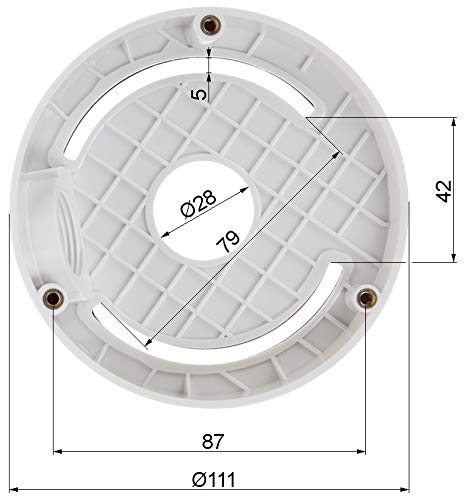 DS-1259ZJ AB110 Indoor Angled Ceiling Mount Bracket for Hikvision IP Dome Camera DS-2CD2132-I DS-2CD3112-I DS-2CD3132-I