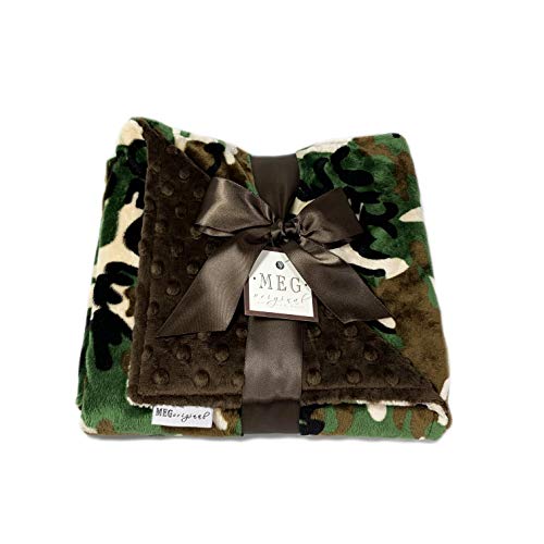 MEG ORIGINAL Camouflage Baby Blanket 1704 (Camo & Brown)