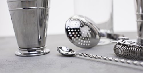Crafthouse by Fortessa Professional Metal Barware/Bar Tools by Charles Joly, 12.5" Stainless Steel Twisted Bar Spoon