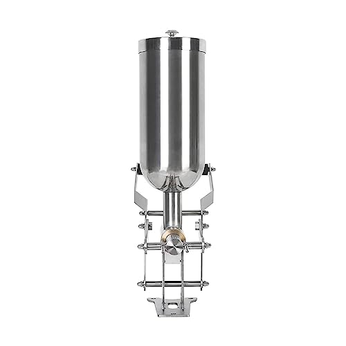 Commercial Churro Filler, 4.5L Manual Churro Maker Machine, Core Diameter: 6 mm, Stainless Steel Fruit Donut 商用油条灌装机,4.5 升手动油条制造机,芯直径:6 毫米,不锈钢水果甜甜圈灌装机,适用于餐厅、自助餐厅、面包店、家庭Filling Machine, for Restaurant