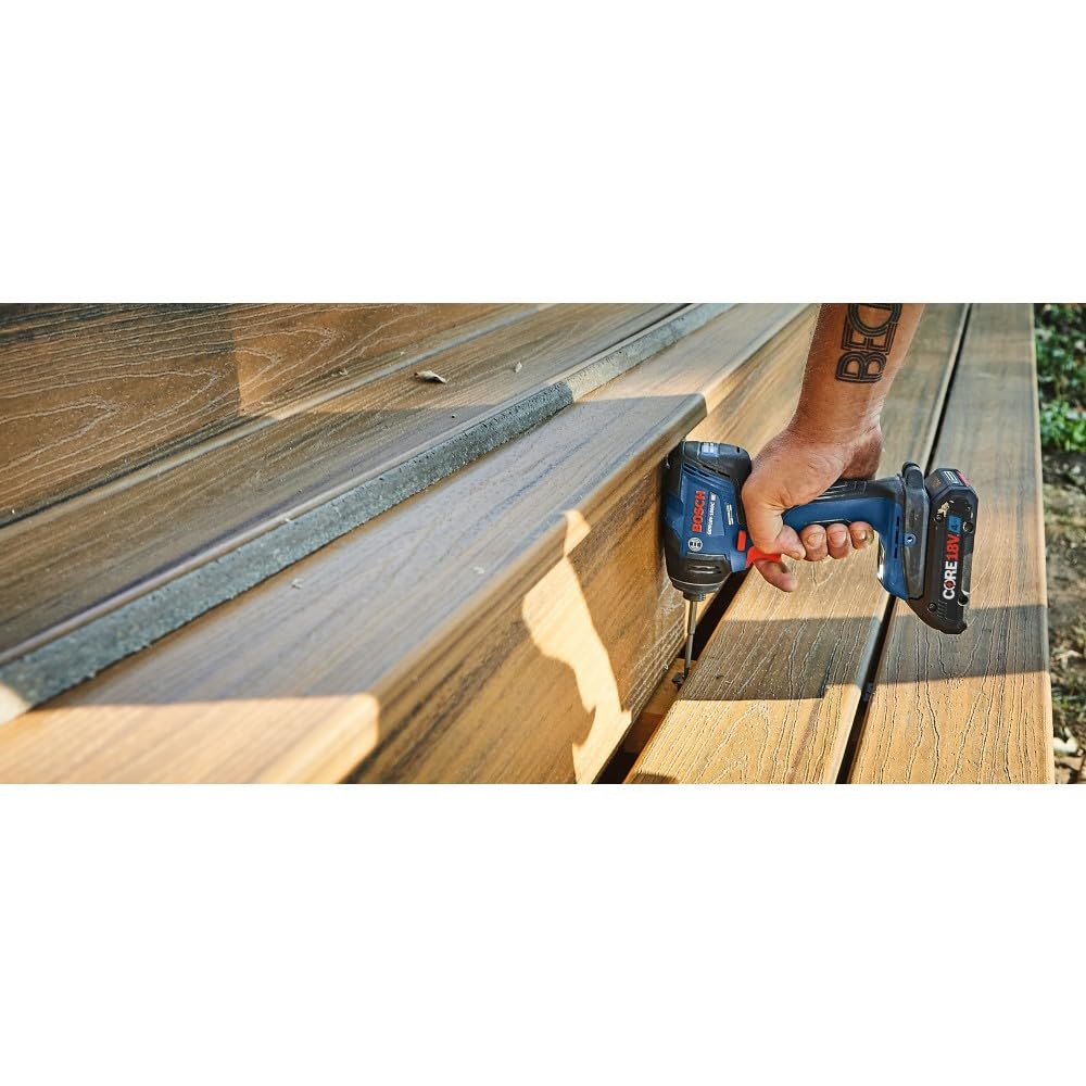 BOSCH GDR18V-1860CB25 18V Connected-Ready 1/4 In. Hex Impact Driver Kit with (2) CORE18V® 4 Ah Advanced Power Batteries and (1) Connectivity Module