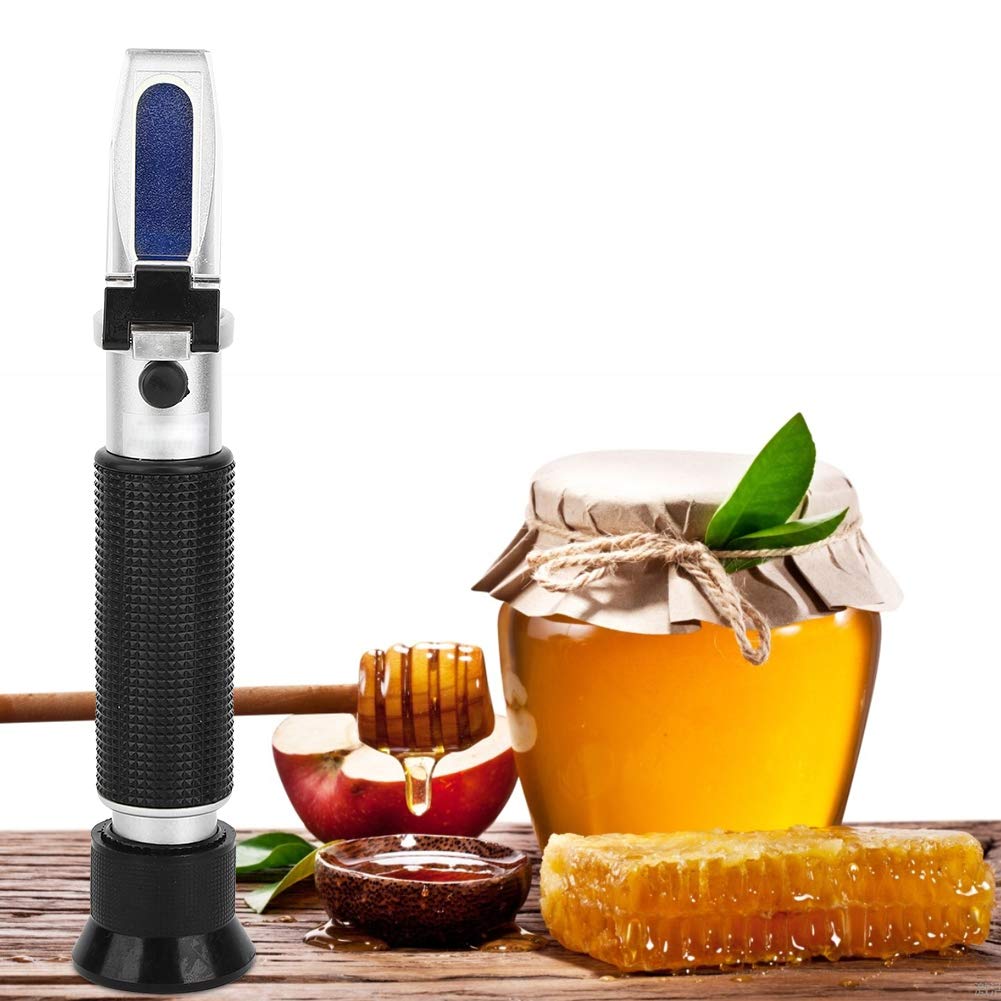 Aoutecen Sugar Test Meter, 0-10% Sugar Test Range 0.1% Measurement Accuracy Brix Tester with Dropper for Home Tool for Industrial Supplies