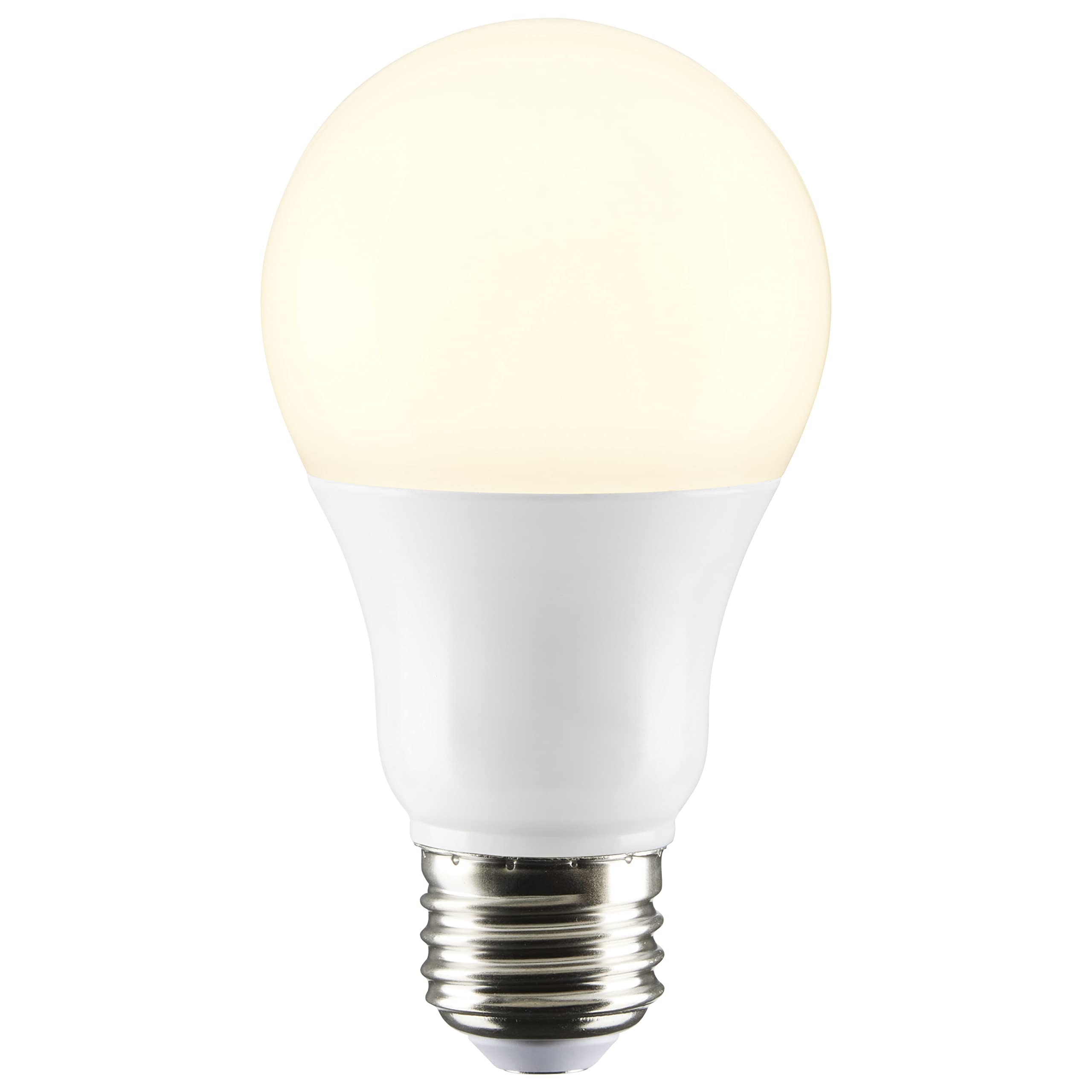 Satco S39836/06 9.8-Watt LED E26 Light Bulbs, 3000K, 25000 Hour Rating, Dimmable, 1 Count (Pack of 6)