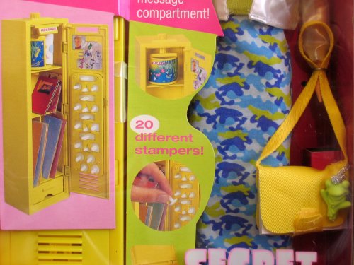 Barbie SECRET MESSAGES Doll w LOCKER, STAMPERS & MORE! (1999)