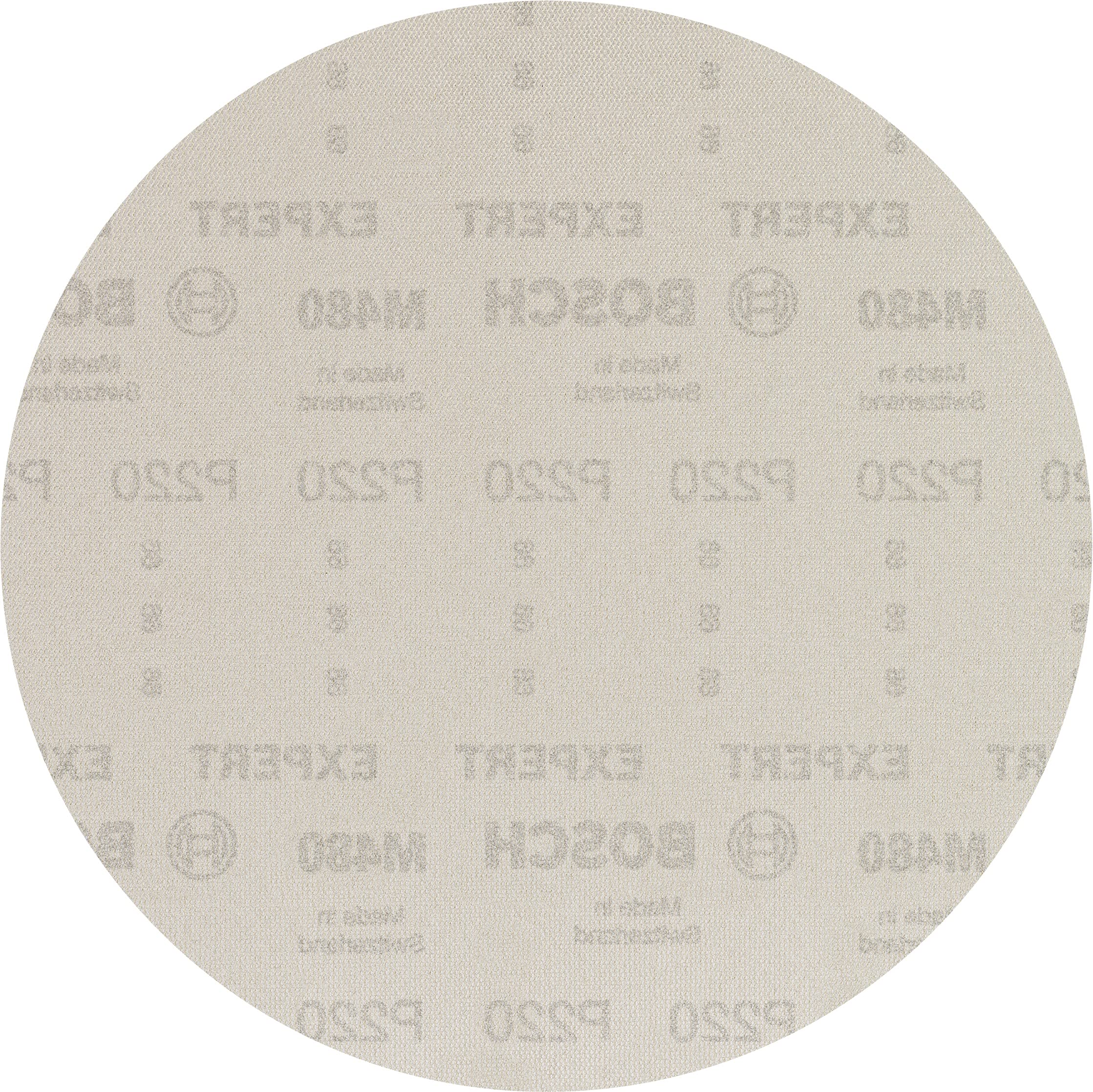 Bosch Professional 25x Expert M480 Sanding Net (Ø 225 mm, Grit 220, Accessories Drywall Sander)