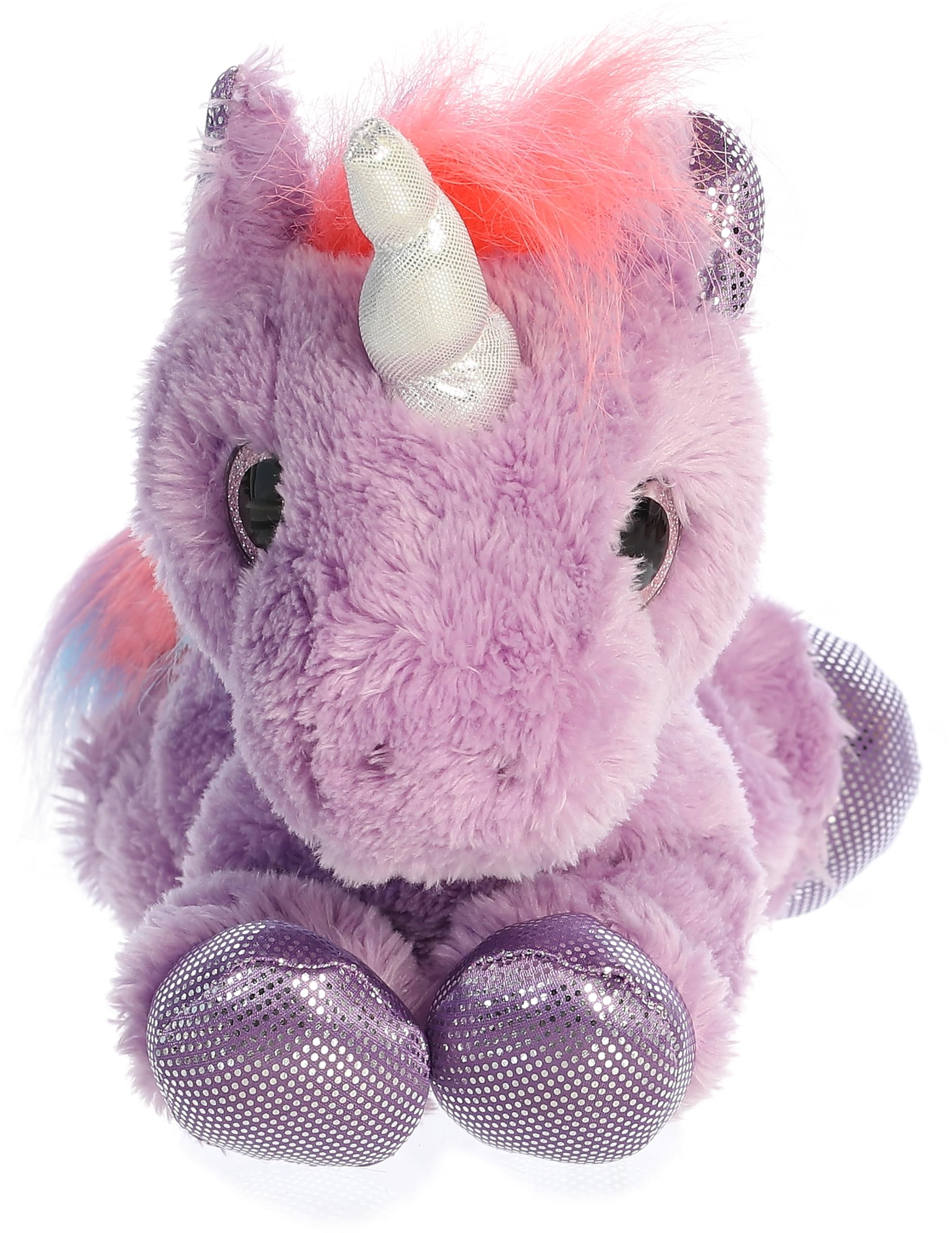 Aurora® Enchanting Sparkle Tales™ Electra Unicorn™ Stuffed Animal - Magical Adventures - Endless Play - Purple 12 Inches
