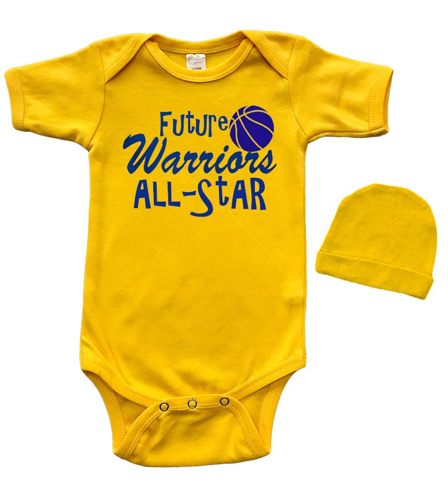 Fun Basket Ball Baby Gift Set - Future Warriors All-Star (3-6m, Yellow)